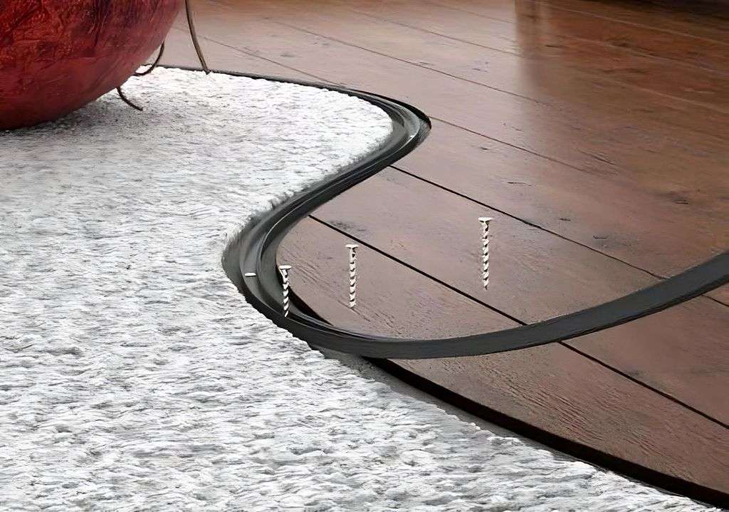 Flex Line 40mm PVC Curved Flooring Transition & Threshold